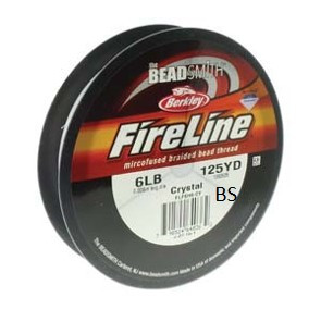 Beadsmith Fireline 6LB Crystal by BeadtleSweet