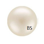 5mm Preciosa Round Pearl Maxima Pearlescent Cream Pearls by BeadtleSweet