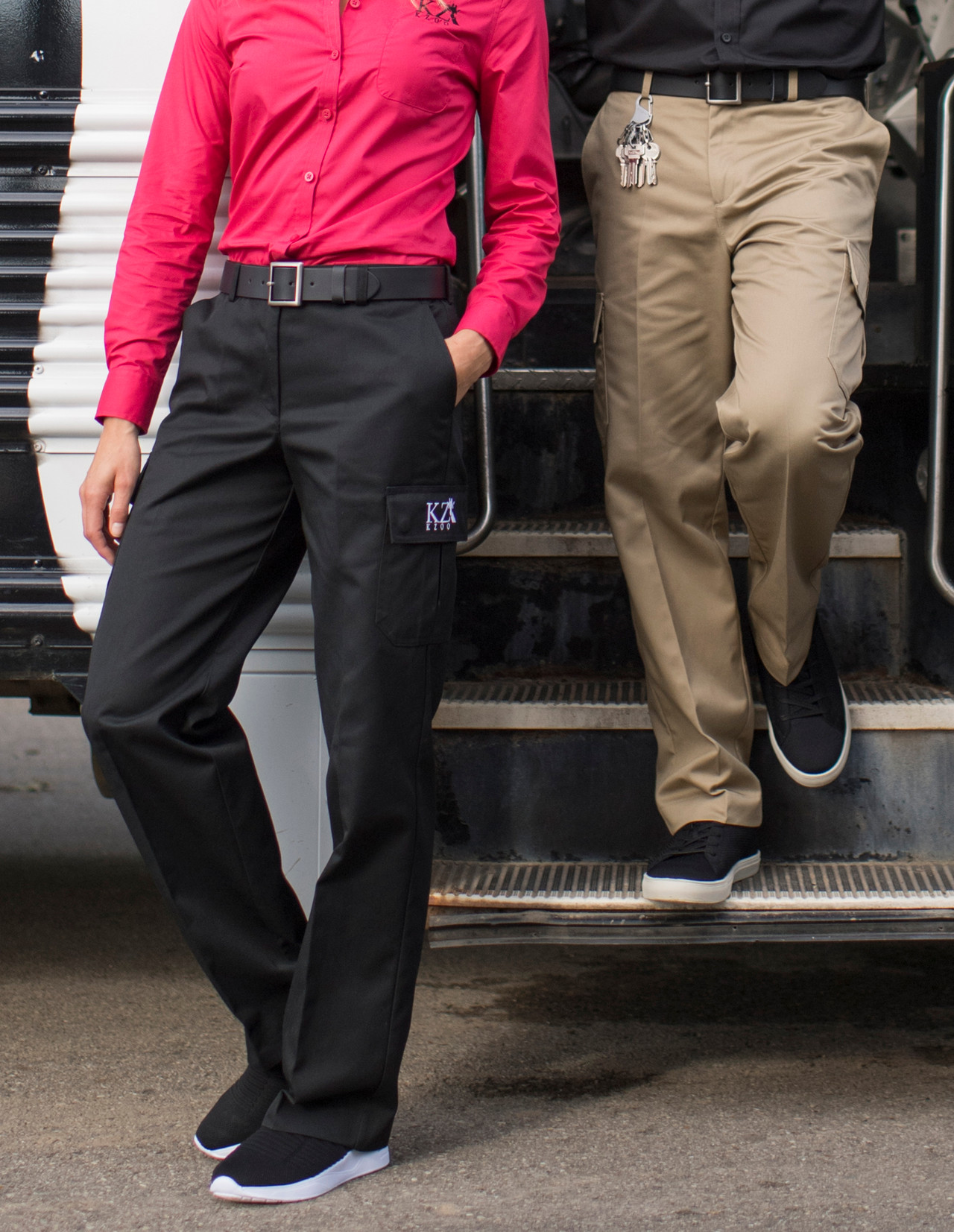 UTILITY CHINO CARGO PANT - Housekeeping Uniforms Direct