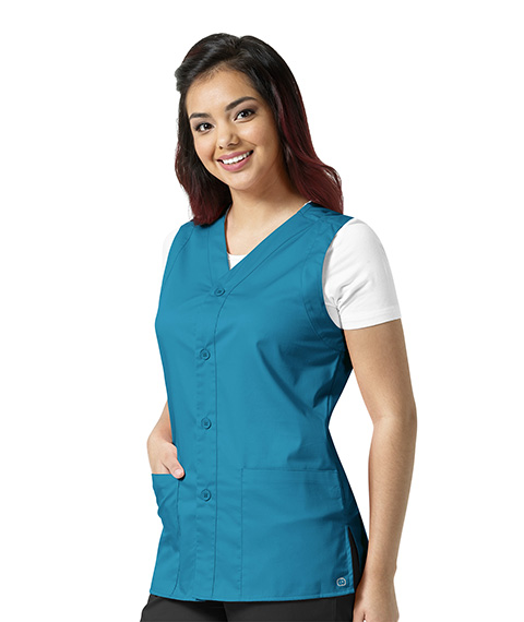 Lightweight Poplin Vest - Housekeeping Uniforms Direct