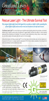 Rescue Laser Light | Electronic Signaling Device