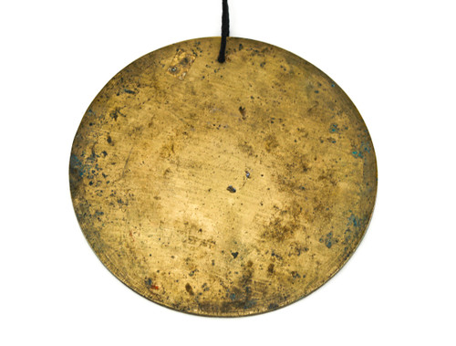 Antique C Note Plate Gong 11.75" #gong4050 - Soundtopia