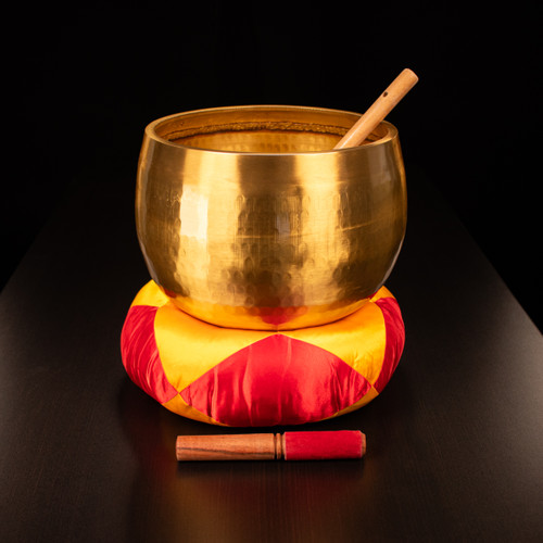 A# Note 440Hz Gold Japanese Style Rin Gong Singing Bowl 11" #j11asp15 ...