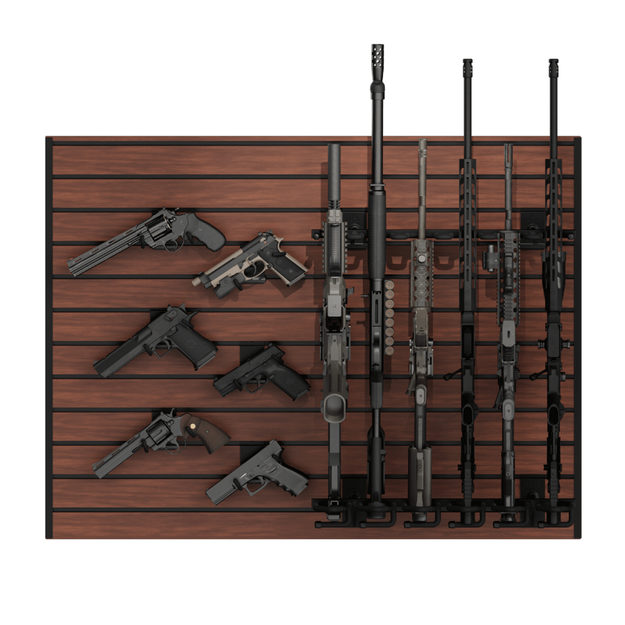 Gun Wall Displays | Gun Wall Panels | Wall Gun Rack System