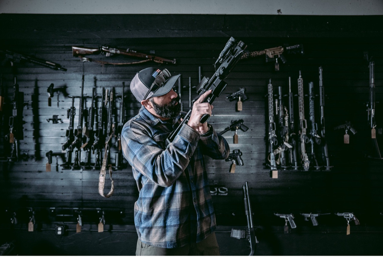 Man Cave Gun Room Ideas - Hold Up Displays