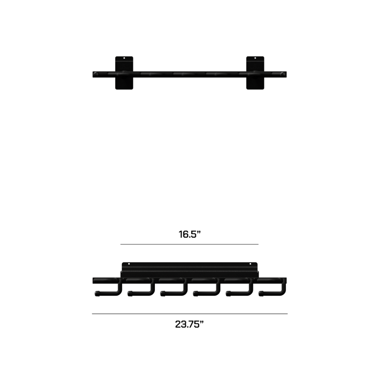 Vertical Wall Mount Gun Rack | 6 Gun Rack | Rifle Hangers