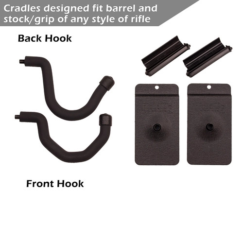 Horizontal Gun Rack - BB-HD04-3SW - Hold Up Displays