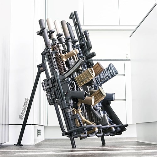 Long Gun Storage Racks | Wall Mount Gun Rack | Gun Wall Mount
