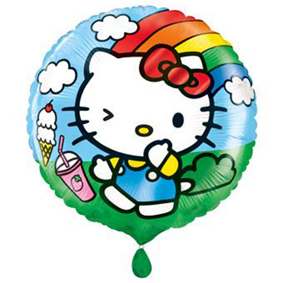 Hello Kitty Rainbow Round - M & M Balloon Co. of Seattle