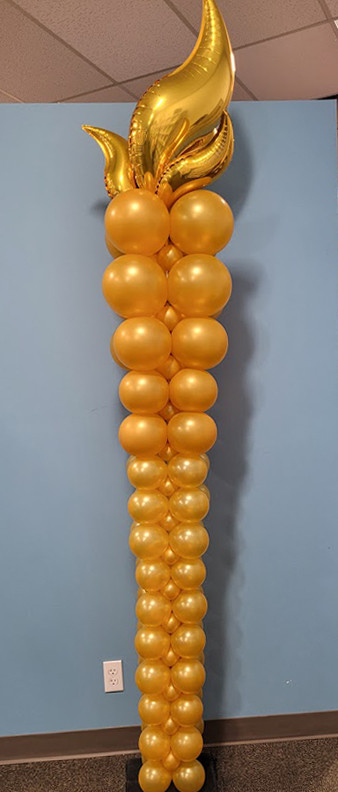 Olympic Theme - Olympic Torches - M & M Balloon Co. of Seattle