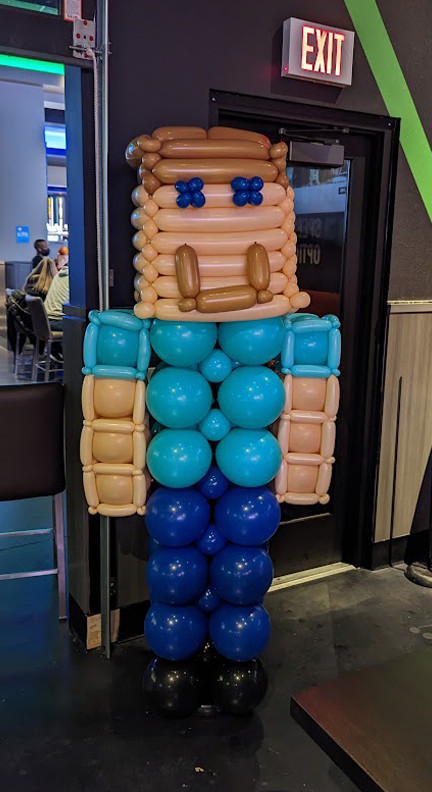 Minecraft Theme - Steve - M & M Balloon Co. of Seattle