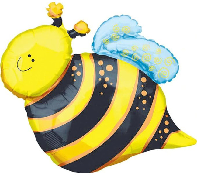 Happy Bee Shape - M & M Balloon Co. of Seattle