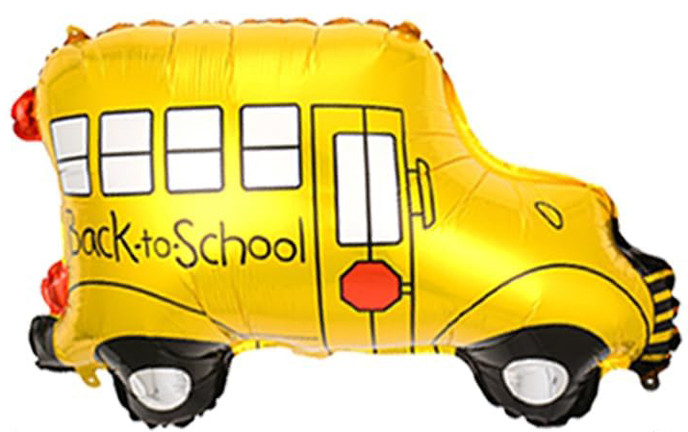 Back to School Bus Shape - M & M Balloon Co. of Seattle