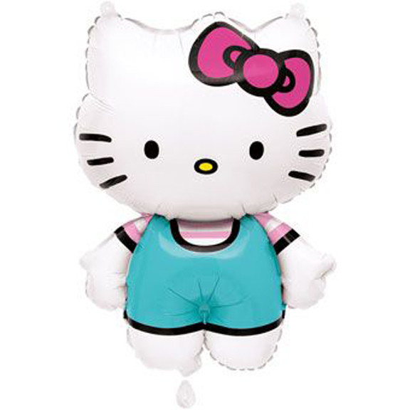 Hello Kitty Blue Shape - M & M Balloon Co. of Seattle