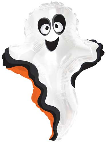 Halloween Glow Ghost Shape - M & M Balloon Co. of Seattle