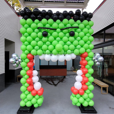 Halloween Frankenstein Head Arch - M & M Balloon Co. of Seattle