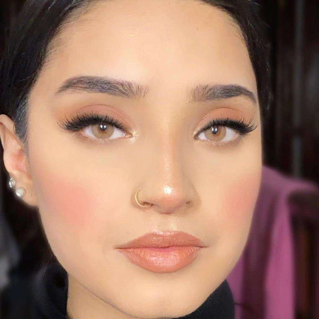 Nada Fadel Bee Light Brown Colored Contact Lenses