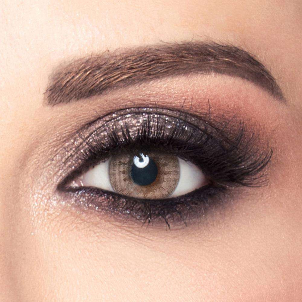Amara Brown Gold Monthly Colored Contact Lenses