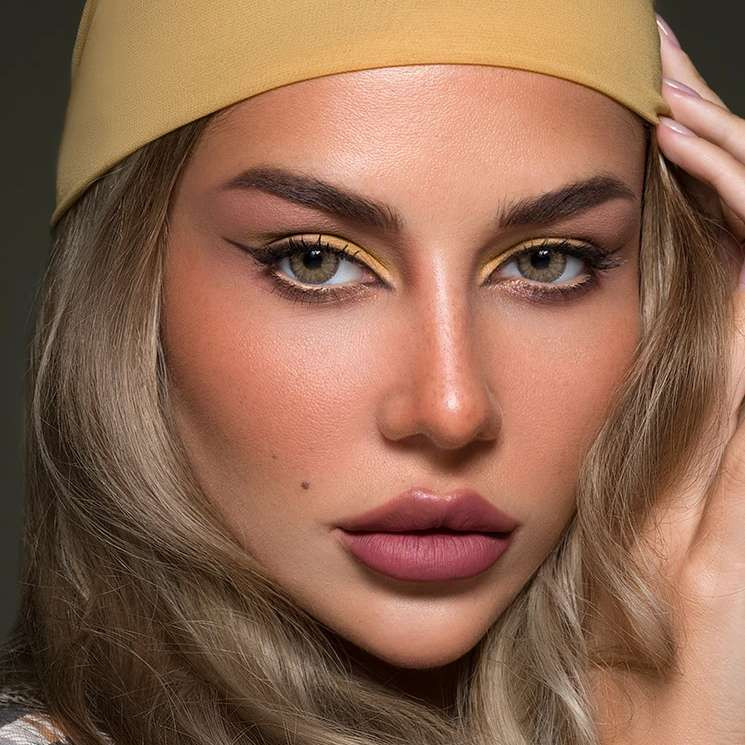 Anesthesia Addict Crema Hazel Brown Colored Contact Lenses