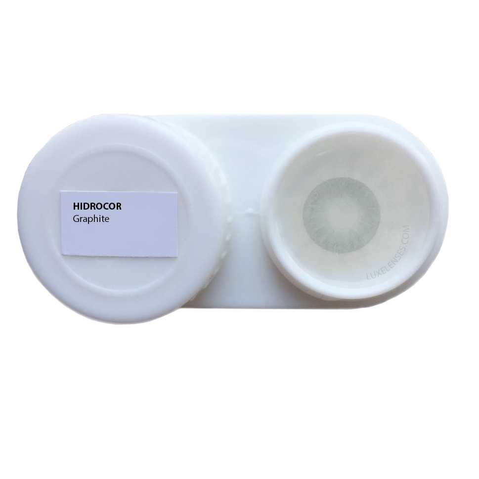 Solotica Hidrocor Grafite Gray Yearly Color Contact Lenses