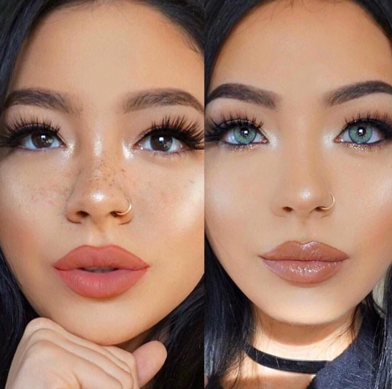 Best Natural Blue, Gray and Green Color Contact Lenses - Luxe Lenses