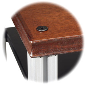 Salamander Synergy S40 6-Shelf Audio Rack - Walnut/Alumium - Audio ...