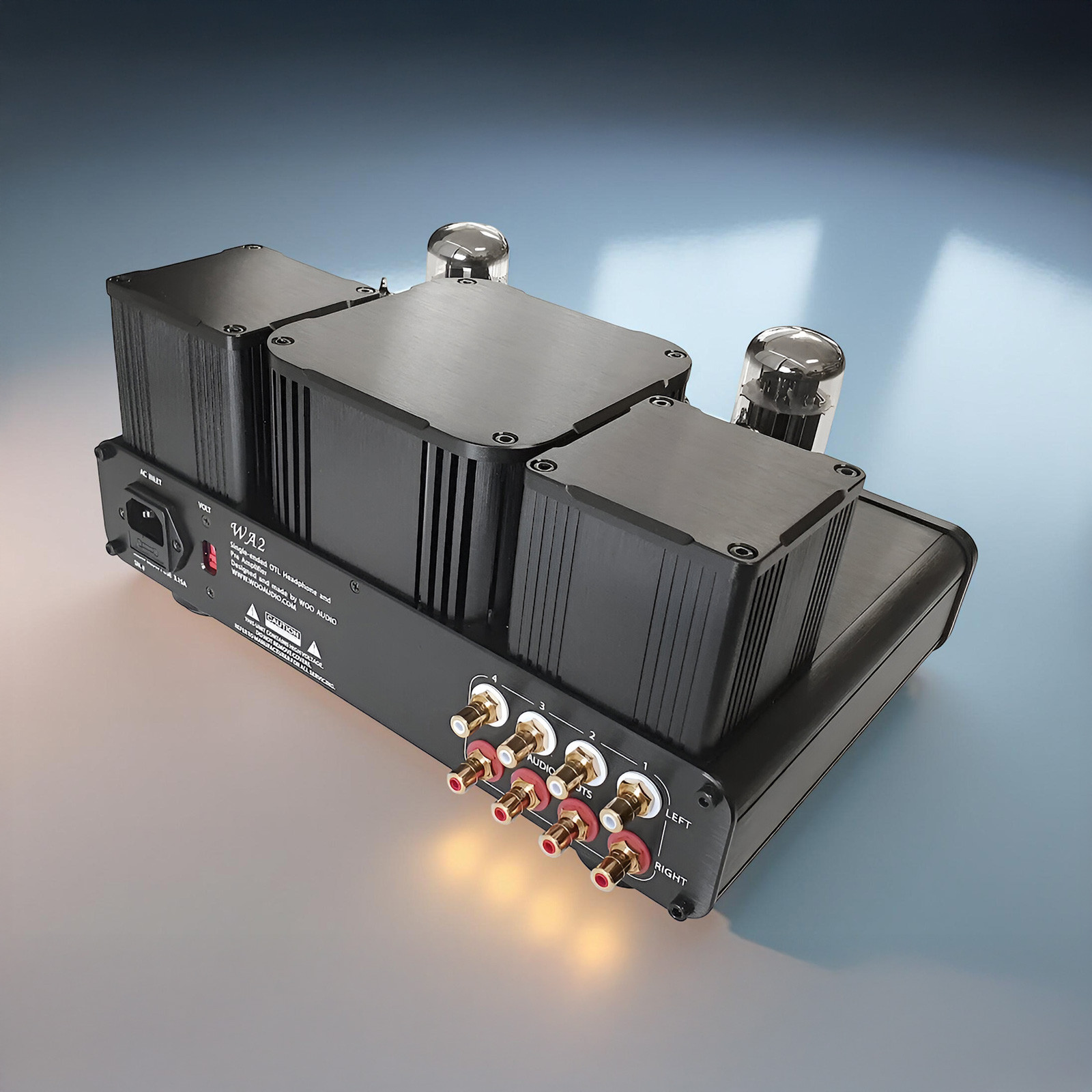 Woo Audio WA2 Single-Ended OTL Headphone Amplifier - Black