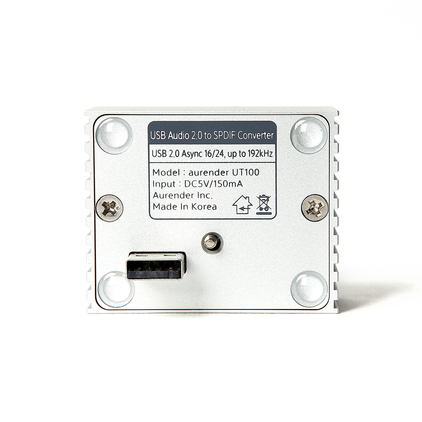 Aurender UT100 USB Audio 2.0 To Fiber Optic - SPDIF Converter