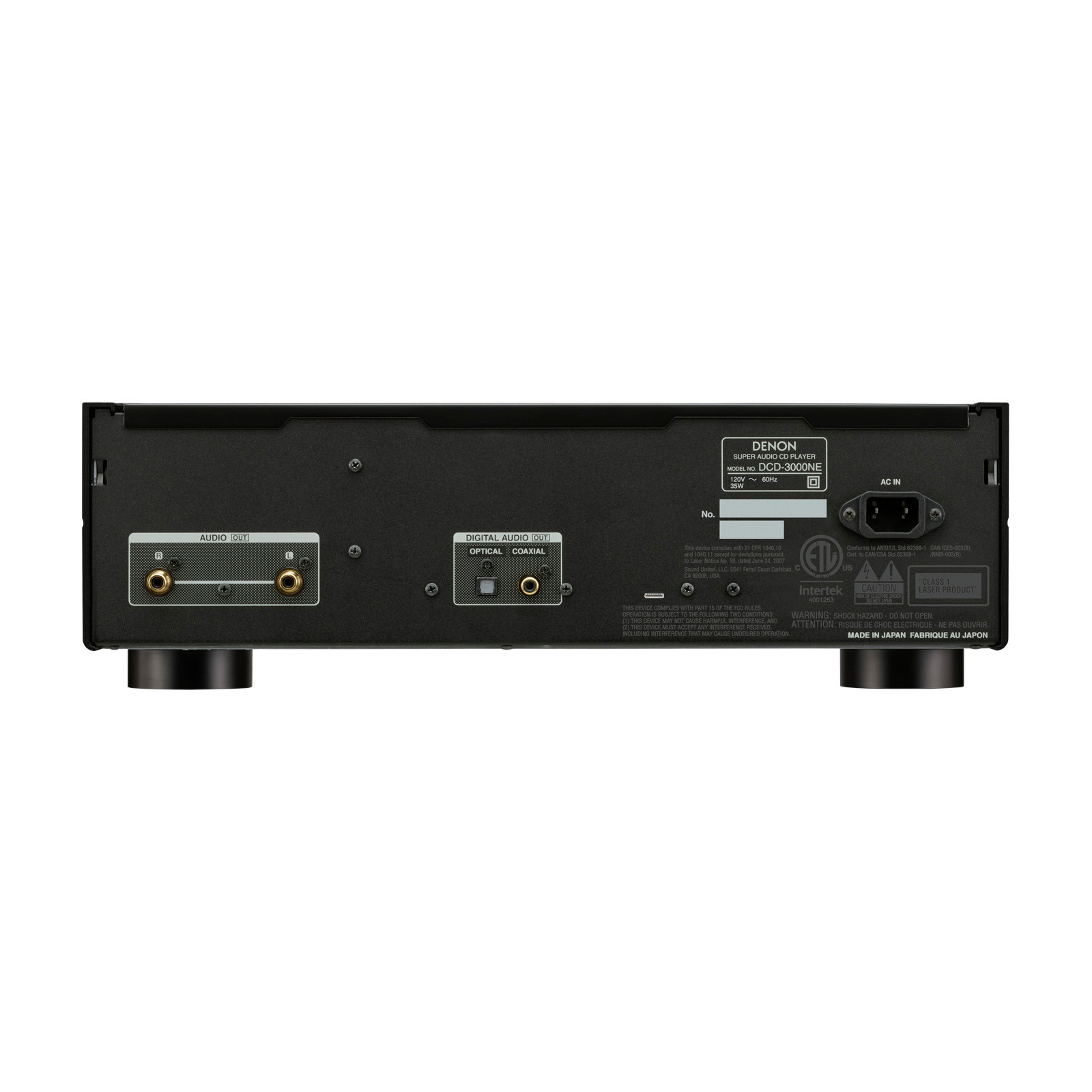Denon DCD-3000NE Audiophile CD/SACD Player - Black - Audio Advisor Inc.