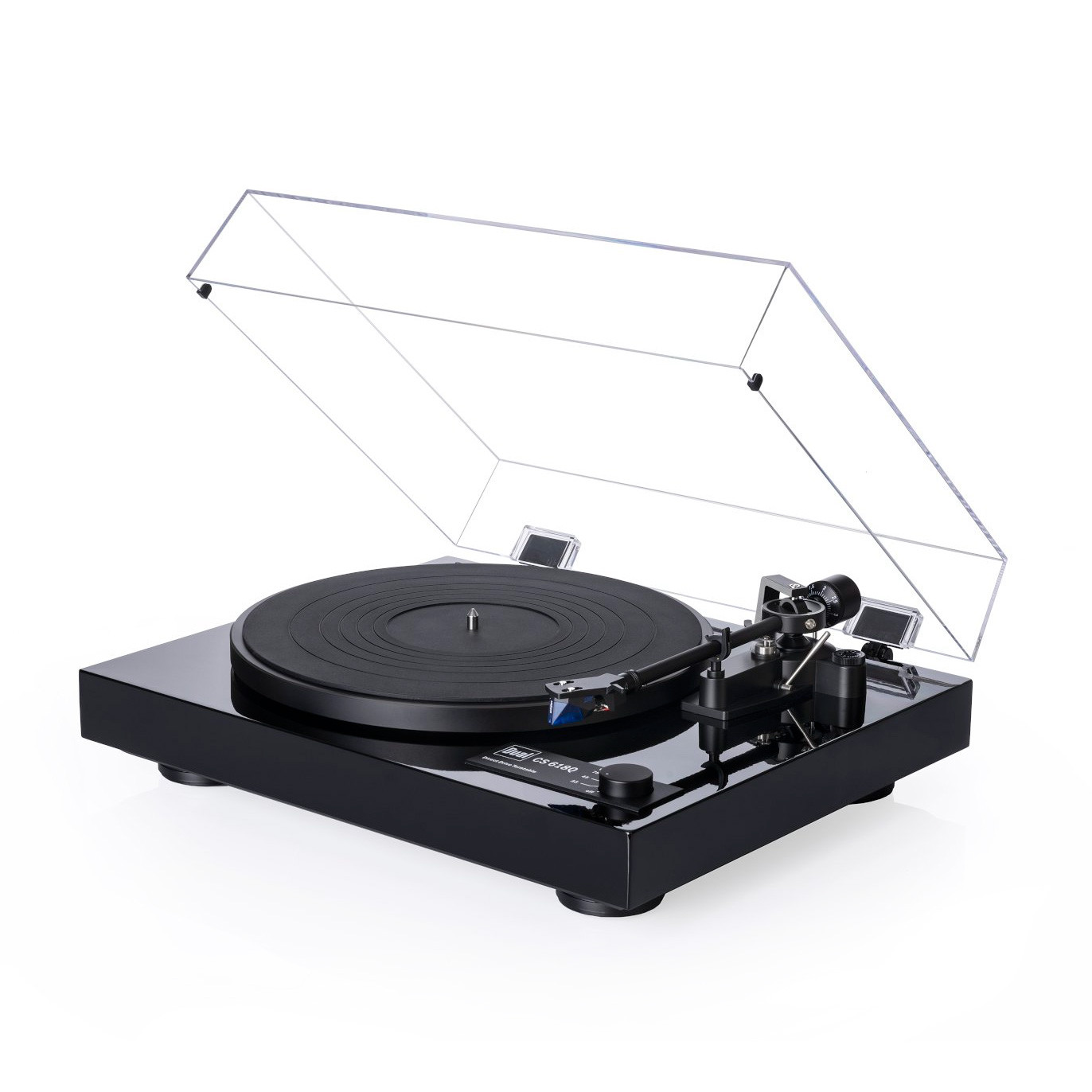 Dual CS 618Q Direct Drive Turntable - Gloss Black - Ortofon 2M Blue ...