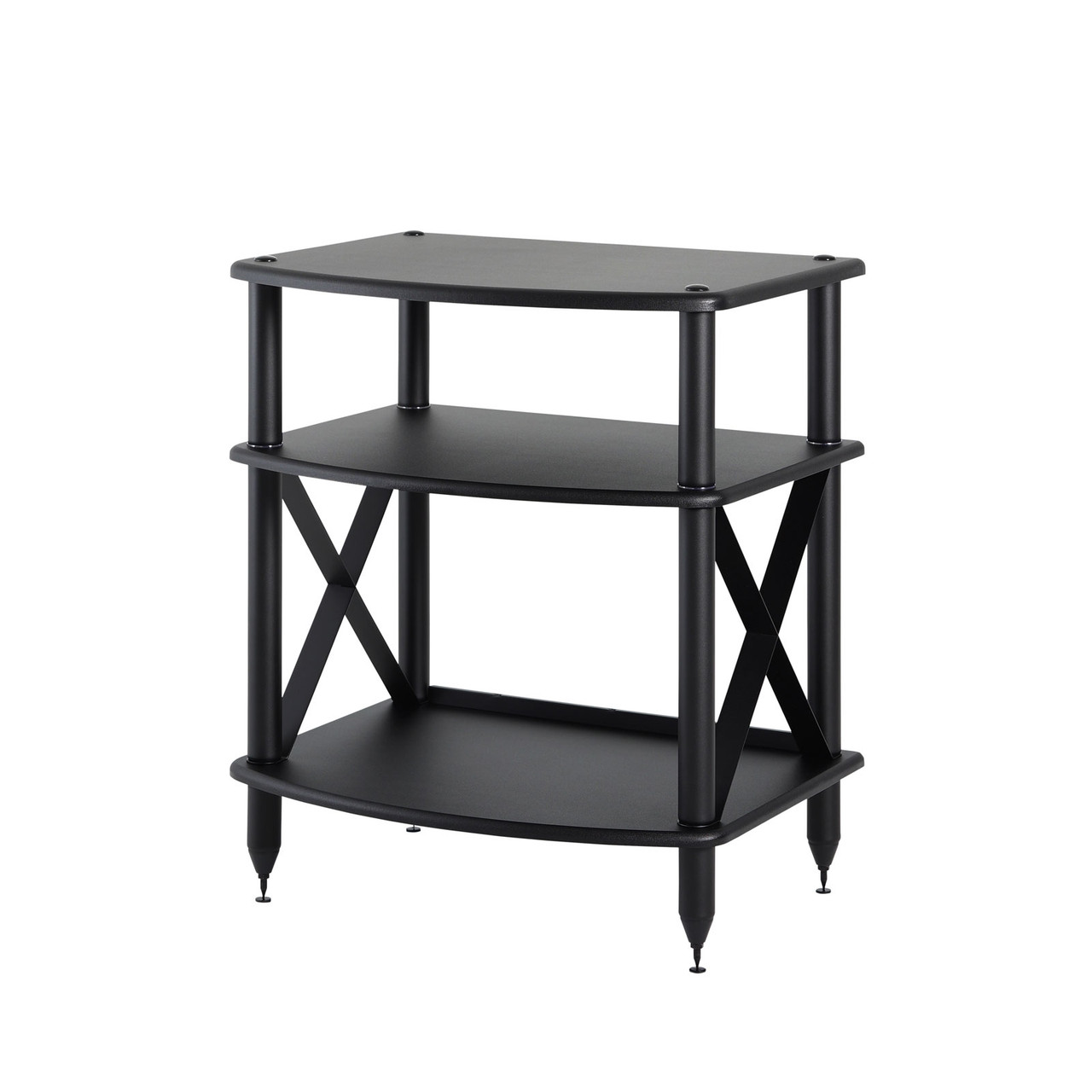 Pangea Audio Vulcan 3-Shelf Turntable Stand with Vinyl Record Storage - Select Finishes - Audio ...