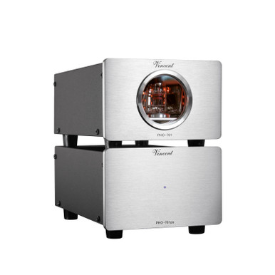 Vincent Audio PHO-701 Hybrid Phono Preamp - MM/MC - Silver - New