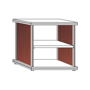 Salamander Synergy S20 Side Panels - Walnut