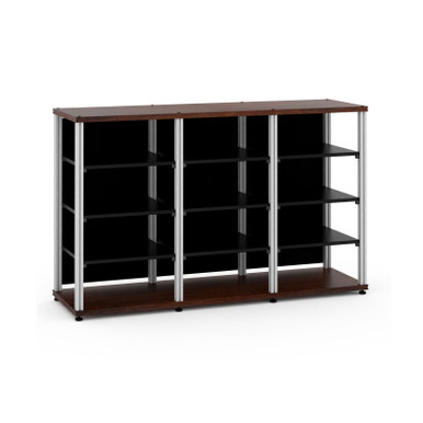 Salamander Synergy Triple 40 Rack Base - Walnut/Alumium