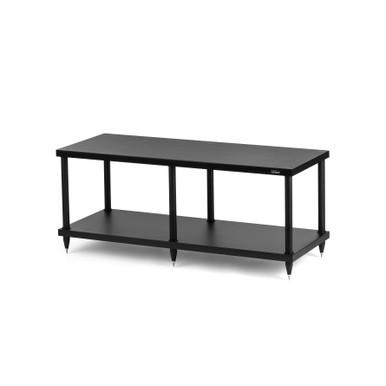 Solidsteel S4-2 Wide Two-Shelf Audio Rack - Black