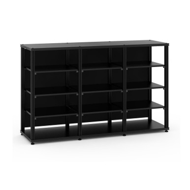 Salamander Synergy Triple 40 Rack Base - Black/Black