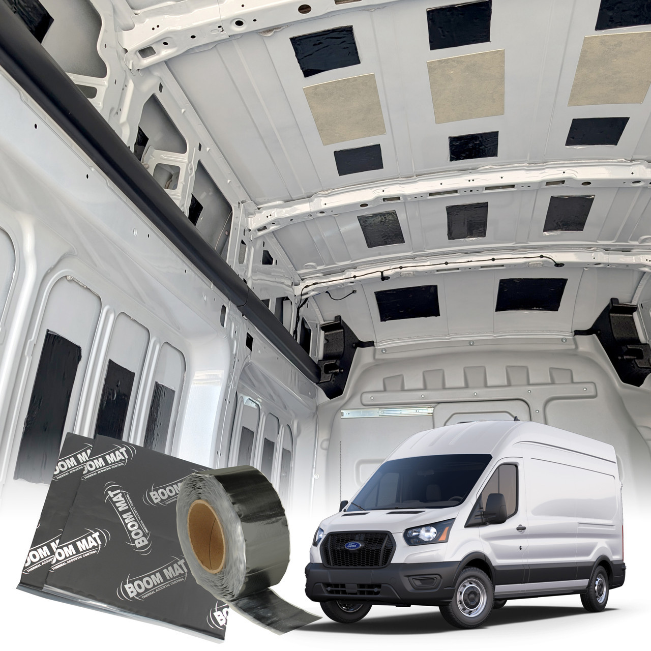2023-2025 Ford Transit 148 WB High Cube Long - Damping Kit - Design ...