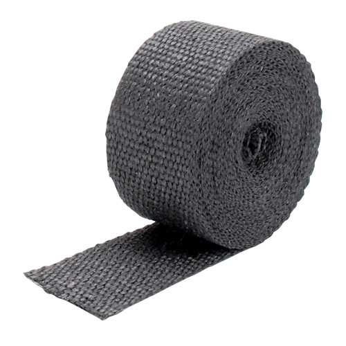 Black Glass Fiber Exhaust Wrap - 2" x 25' - Design Engineering, Inc
