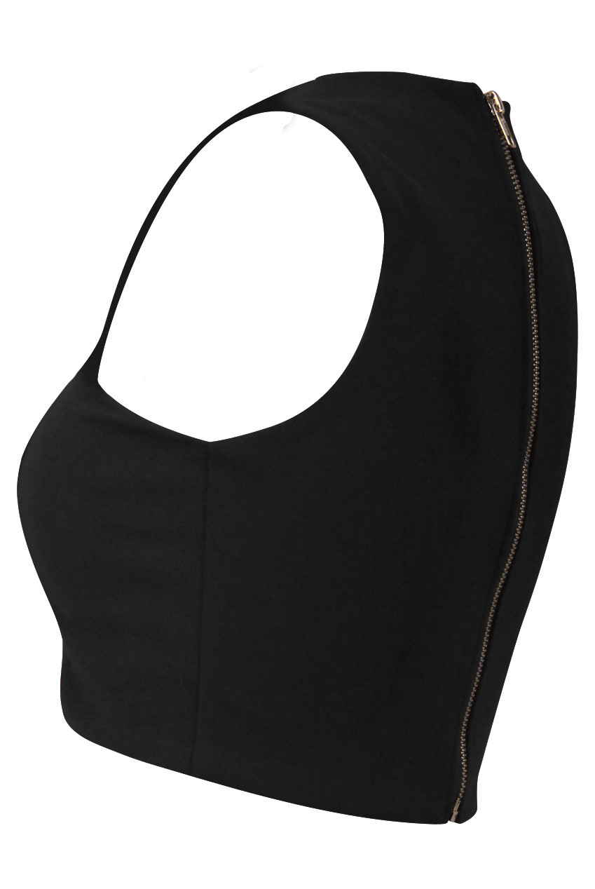 Babez London Wholesale Celebrity Wear - Cross Over Crop Top - 4 colours
