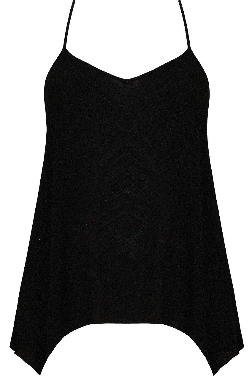 Front Textured Criss Cross Back Tops - 3 Colours - Babez London