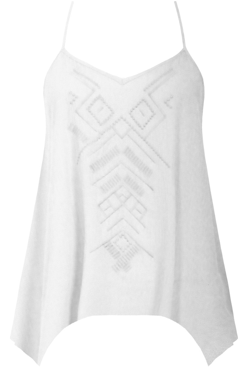 Front Textured Criss Cross Back Tops - 3 Colours - Babez London