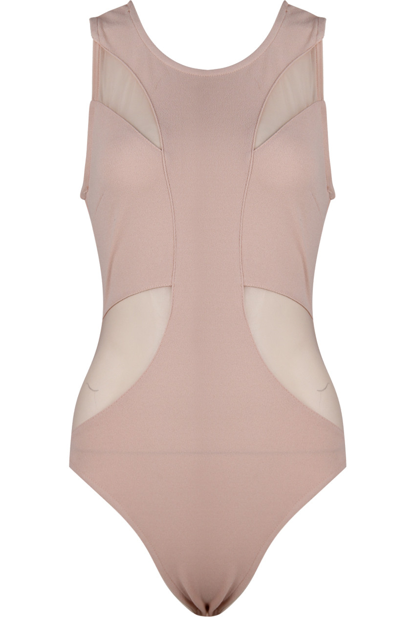 Mesh Cut Out Bodysuit - Buy Fashion Wholesale in The UK