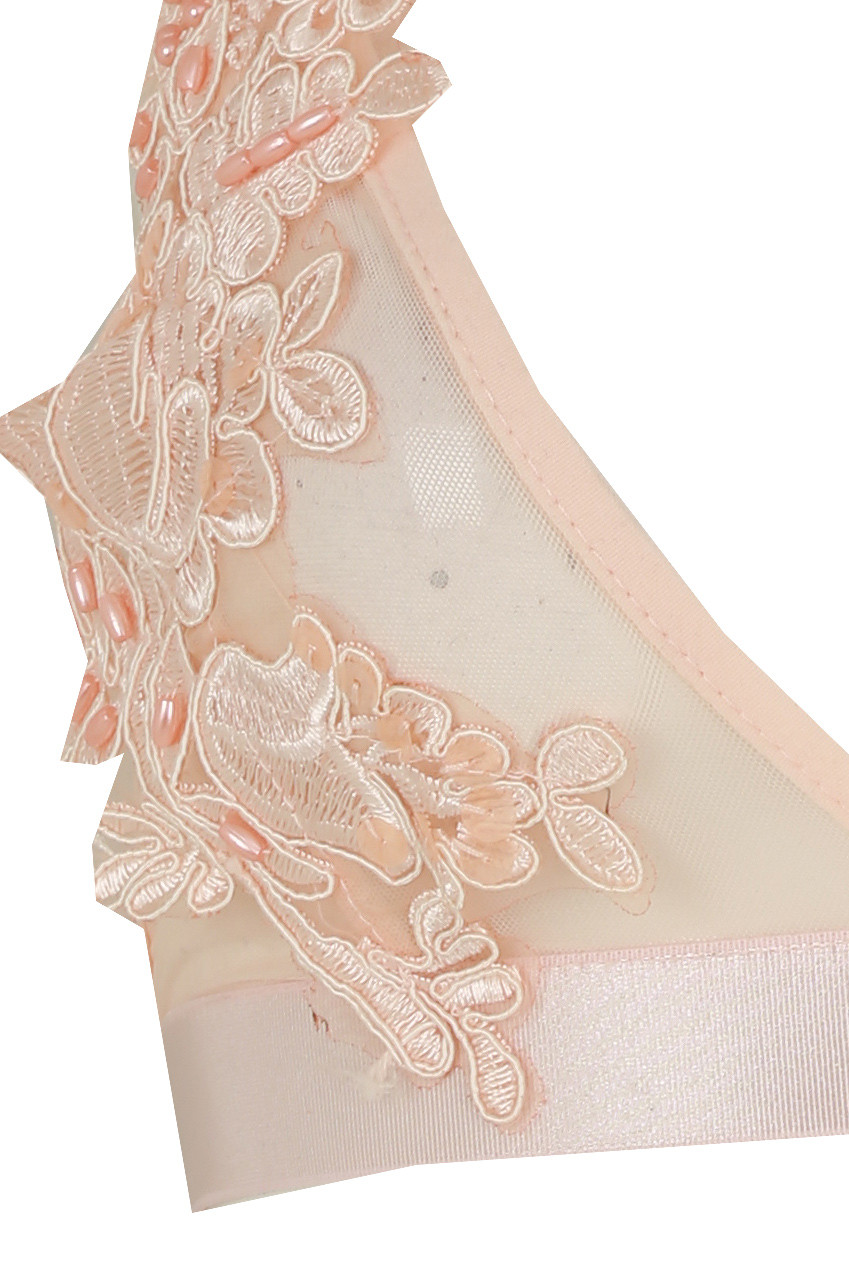 Floral Crochet Netted Bralet - 3 Colours - Buy Fashion Wholesale in The UK