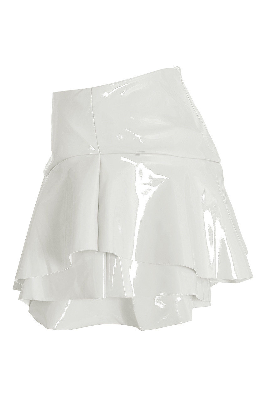 Vinyl Frill Flowing Skort - Buy Fashion Wholesale in The UK
