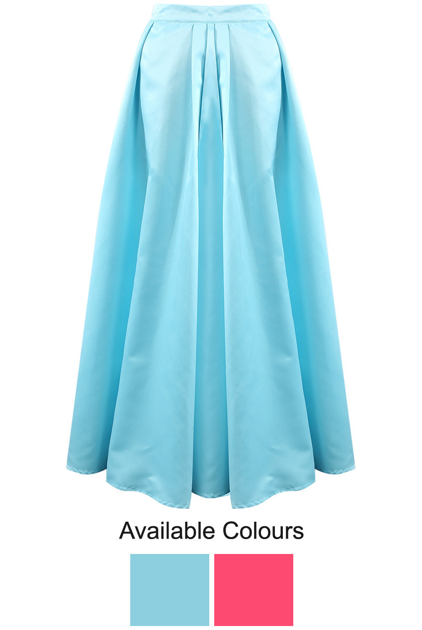 Box Pleated Maxi Skirt - Buy Fashion Wholesale in The UK
