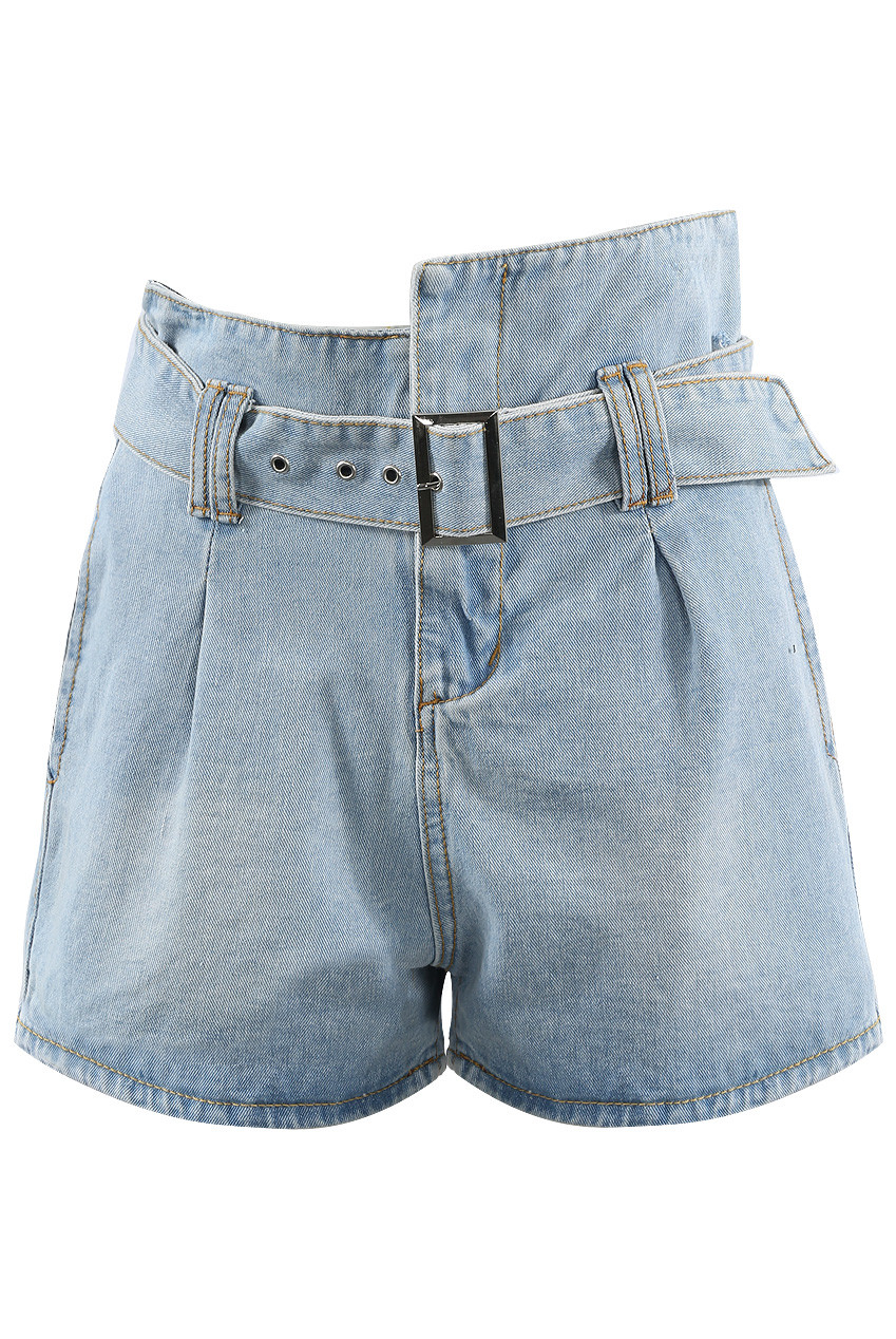 Asymmetric Belt Shorts - Buy Fashion Wholesale in The UK