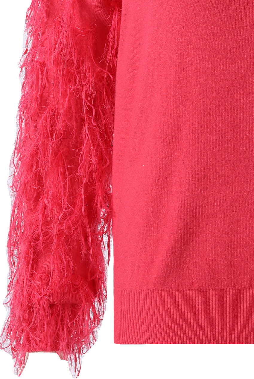 Lace Mohair Sleeves Knitted Jumper - Buy Fashion Wholesale in The UK