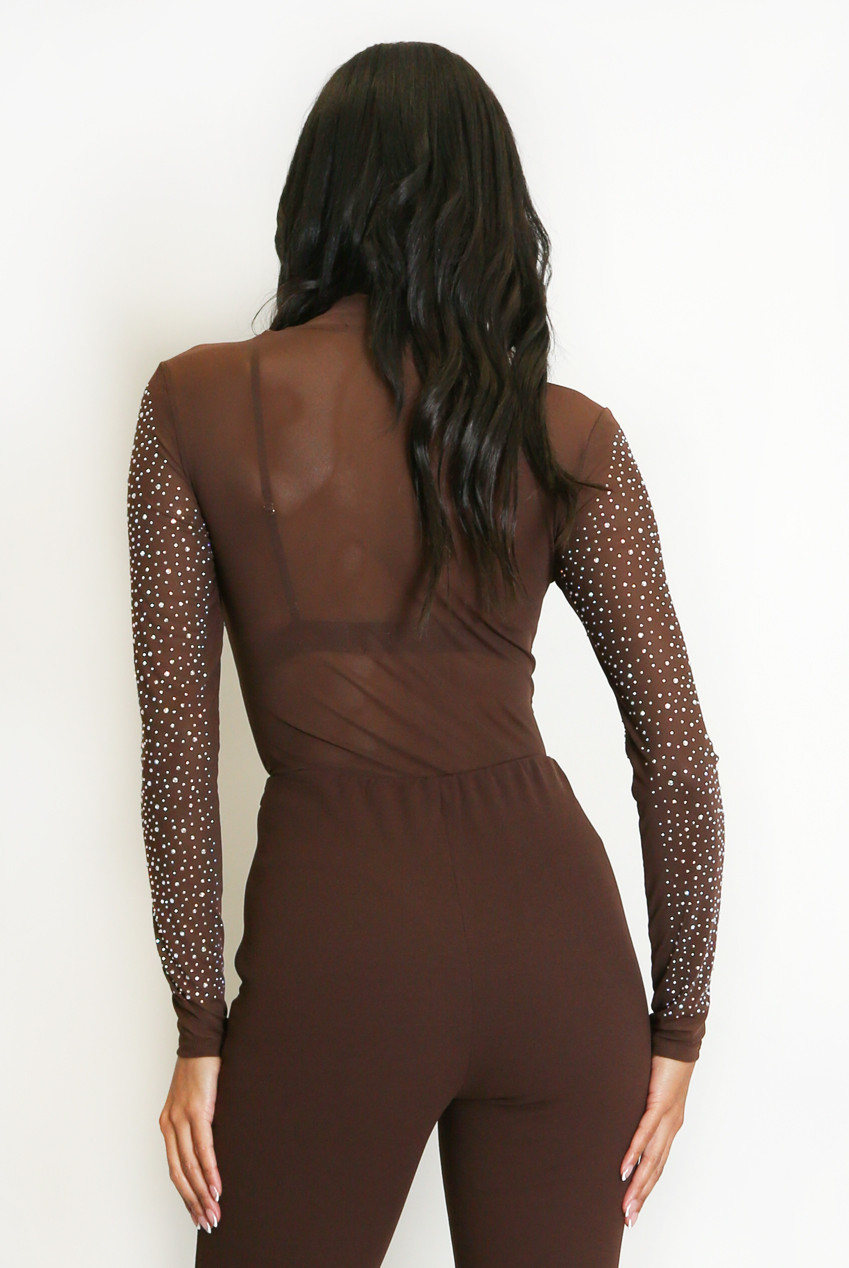 Crystal Mesh Bodysuit - Buy Fashion Wholesale in The UK