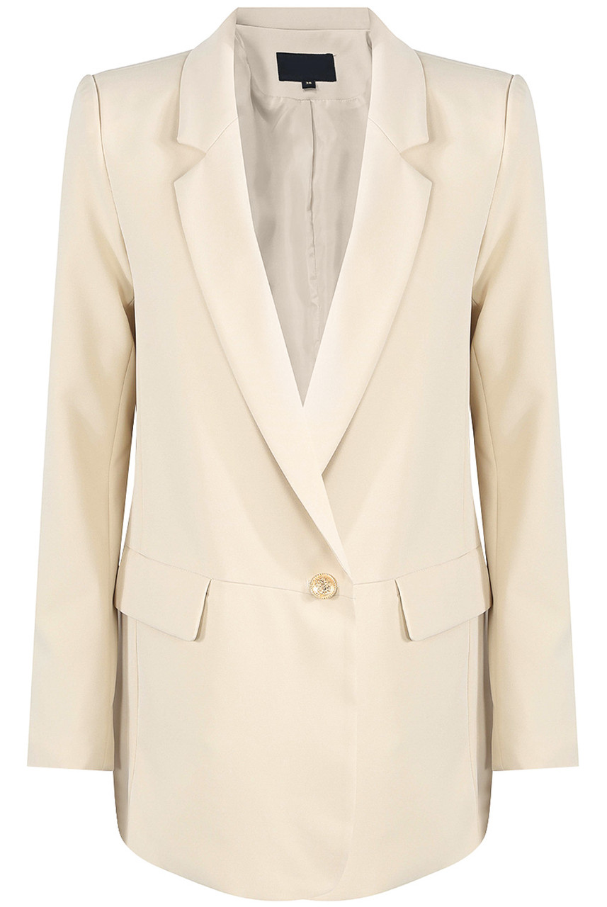 Flapped Pockets Oversize Blazer - Buy Fashion Wholesale in The UK