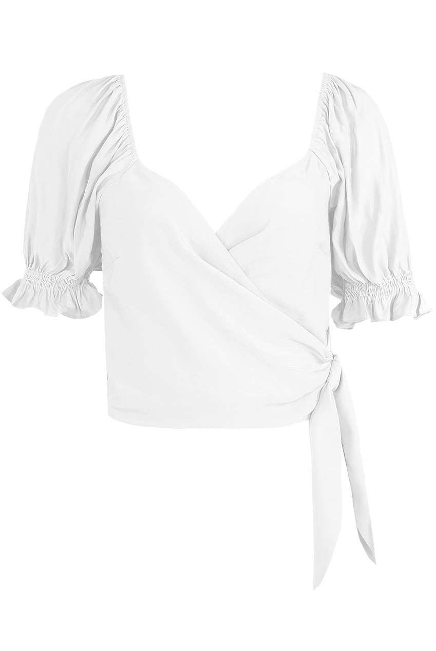 Cross Over Side Knotted Crop Tops - Buy Fashion Wholesale in The UK